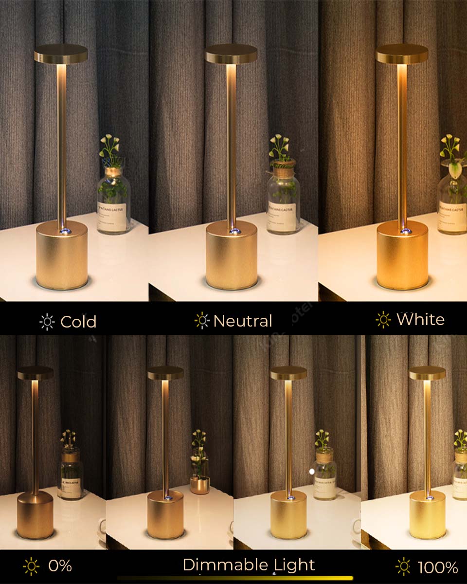 DORIC TABLE LAMP - For Restaurants. Cordless. Rechargeable. Dimmable. Transportable – Belmonte ...