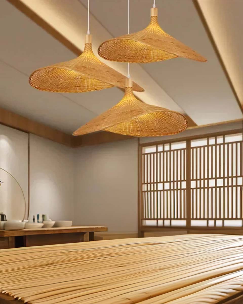 Jakarta - Bamboo Ceiling Light – Belmonte Studios