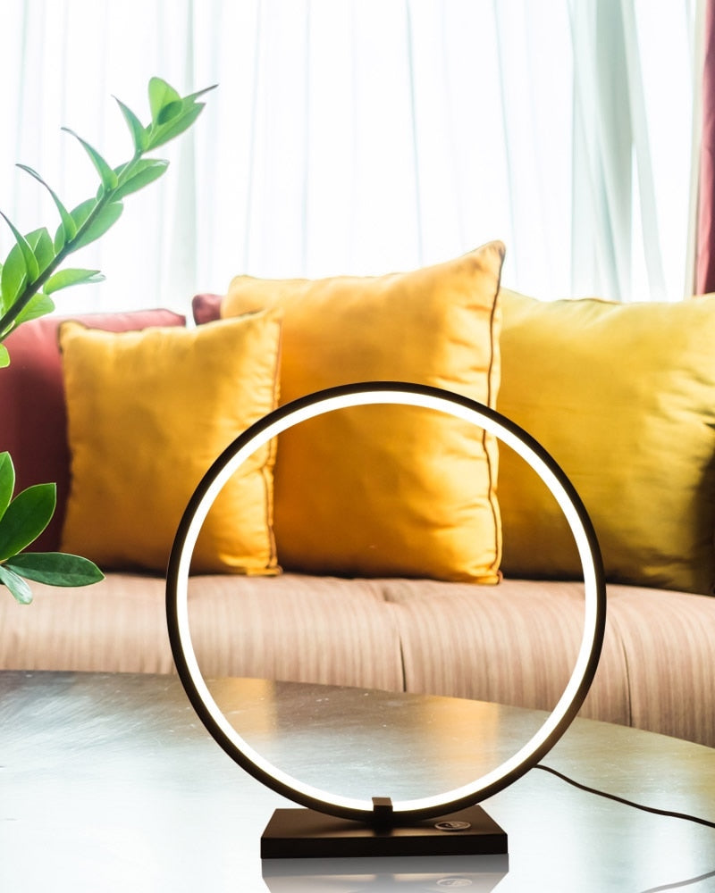 HALO DESK LAMP - LED desk lamp in circular shape – Belmonte Studios